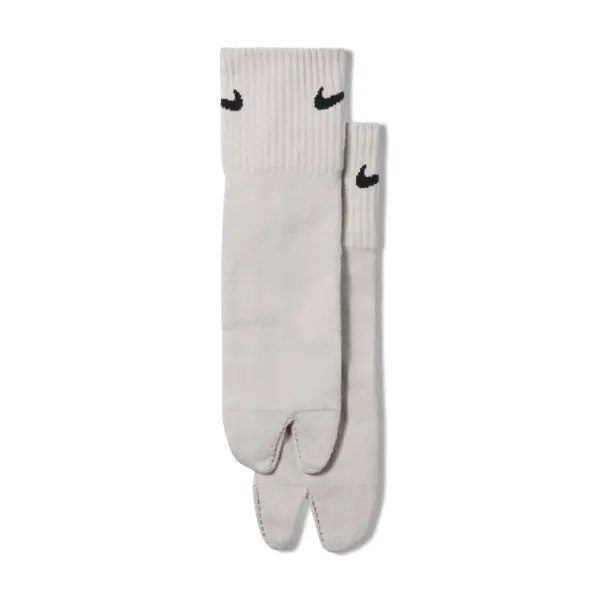 Nike Everyday Plus "rift" Lightweight Split-toe Ankle Socks - Grey