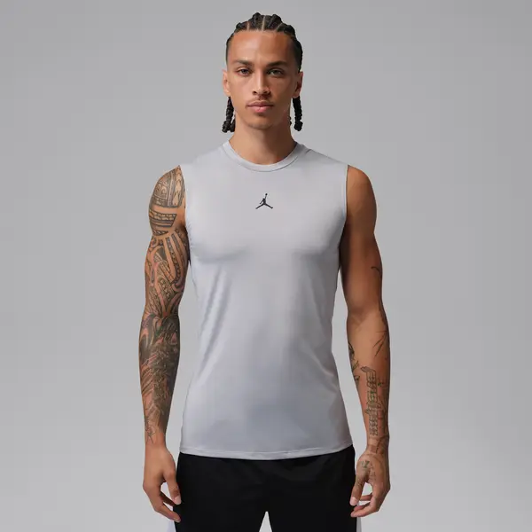JORDAN Sport Dri-fit Sleeveless Base Layer Tank Top - Grey