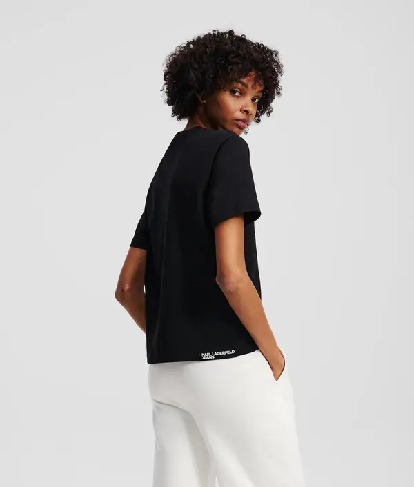 Karl Lagerfeld Logo T-shirt - Black