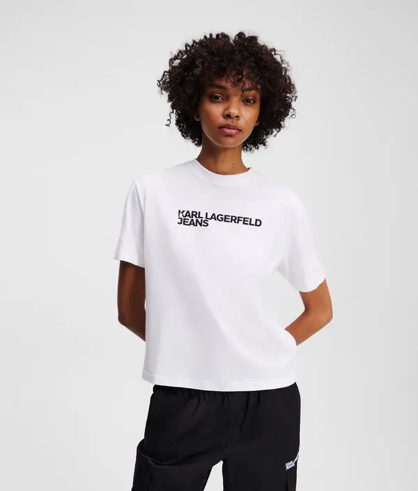 Karl Lagerfeld Logo T-shirt - White