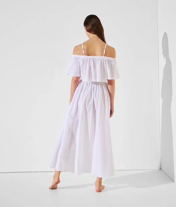 Karl Lagerfeld K/signature Beach Maxi Skirt - White