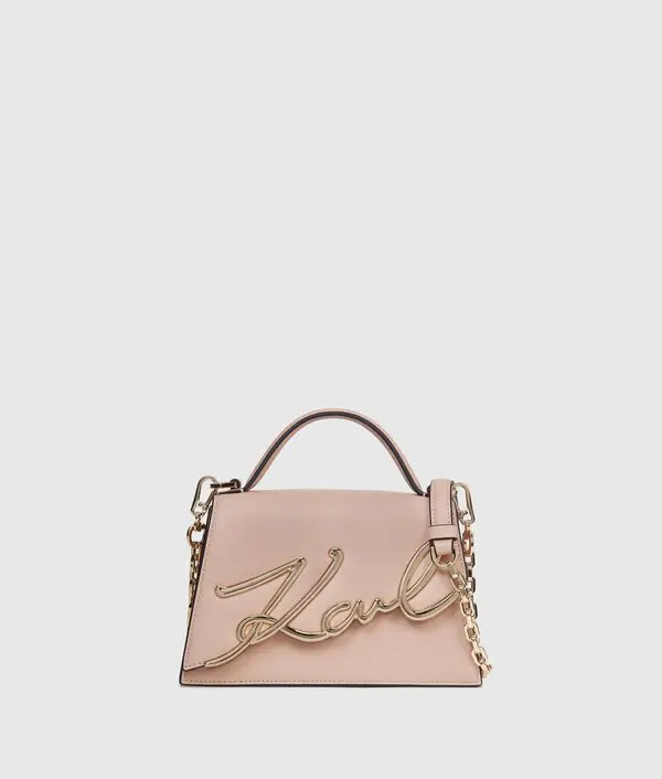 Karl Lagerfeld K/signature Small Crossbody Bag - Pink