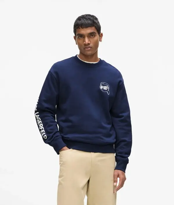 Karl Lagerfeld Ikon Sweatshirt - Medieval Blue