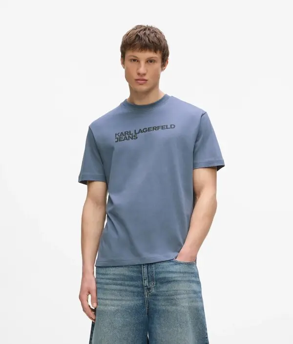 KL JEANS Logo T-shirt - Grisaille
