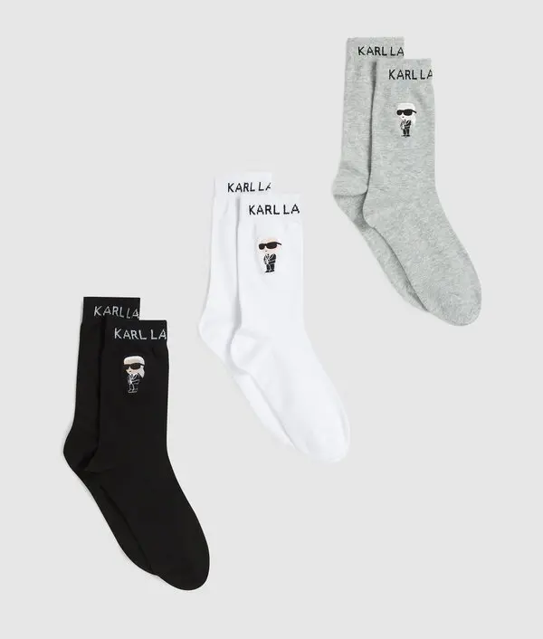 Karl Lagerfeld Ikon Socks 3-pack