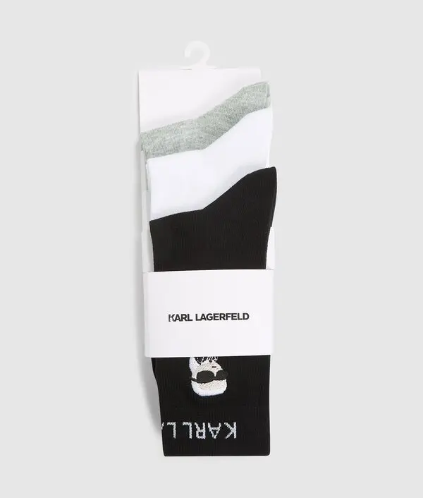 Karl Lagerfeld Ikon Socks 3-pack