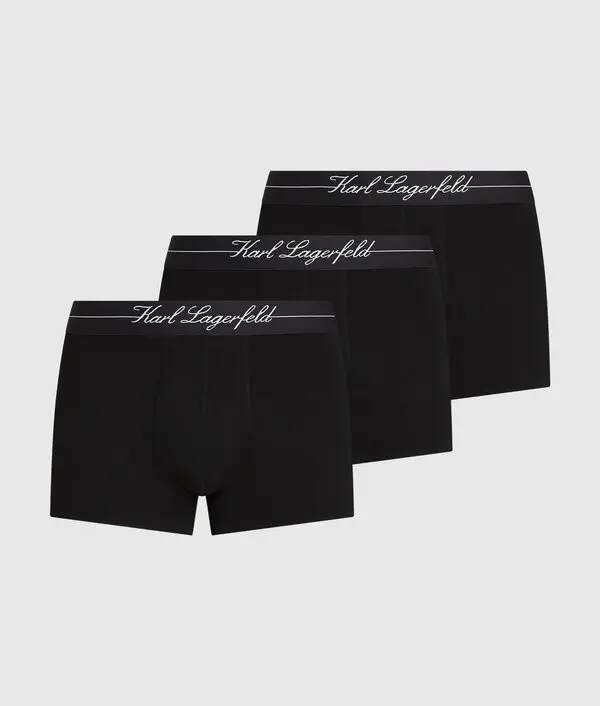 Karl Lagerfeld Hotel Karl Trunks – 3-pack - Black