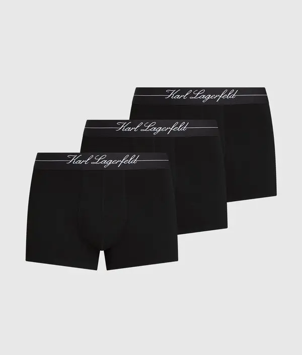 Karl Lagerfeld Hotel Karl Trunks – 3-pack - Black