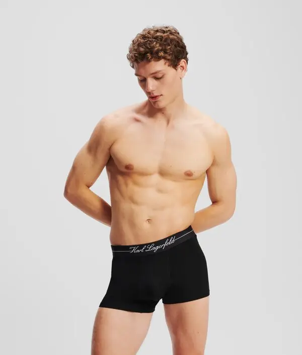 Karl Lagerfeld Hotel Karl Trunks – 3-pack - Black