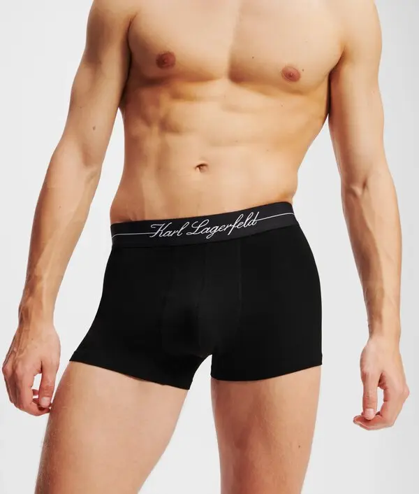 Karl Lagerfeld Hotel Karl Trunks – 3-pack - Black