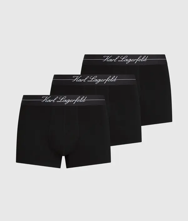Karl Lagerfeld Hotel Karl Trunks – 3-pack - Black