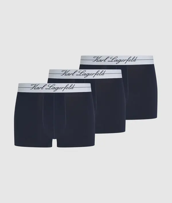 Karl Lagerfeld Hotel Karl Trunks – 3-pack - Dark Navy
