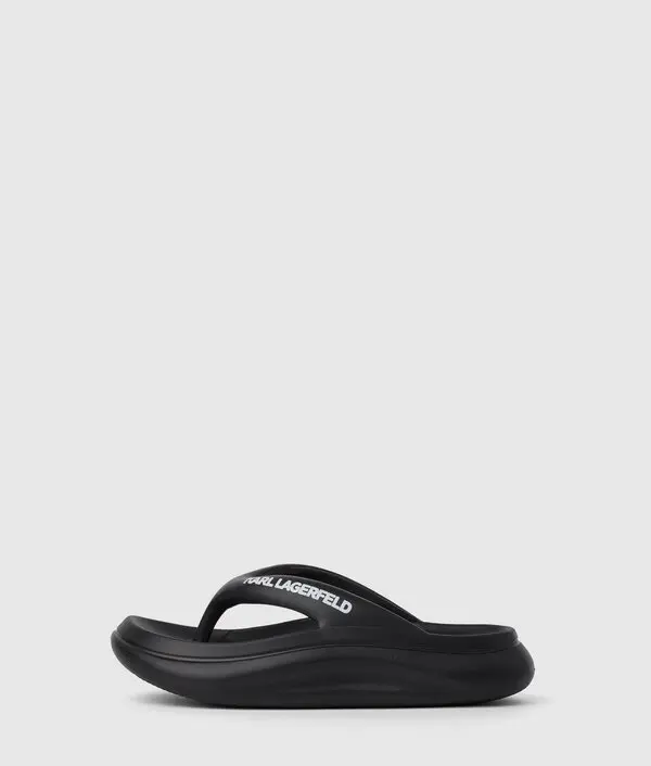 KL JEANS Skoona Ii Slides - Black
