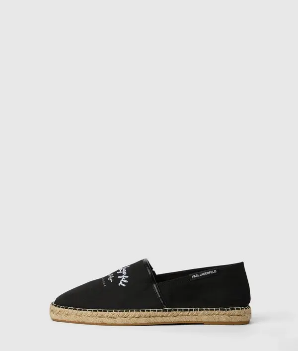 Karl Lagerfeld Kamino Riviera Espadrilles - Black