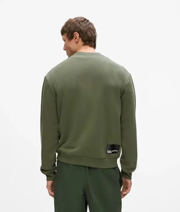 Karl Lagerfeld Regular Fit Logo Sweatshirt - Beetle