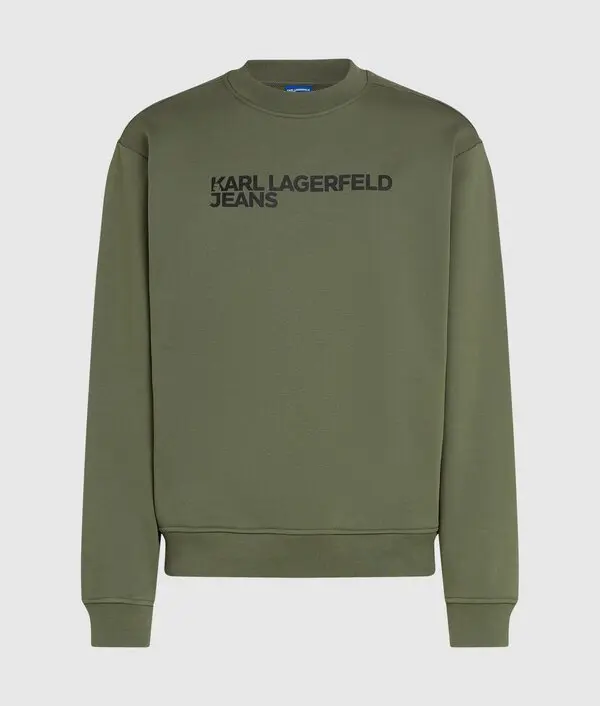 Karl Lagerfeld Regular Fit Logo Sweatshirt - Beetle