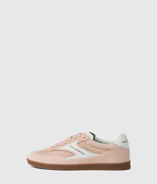Karl Lagerfeld Exclusive Kandidate Lace-up Mesh Sneakers - Nude