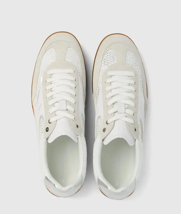 Karl Lagerfeld Exclusive Kandidate Lace-up Mesh Sneakers - White