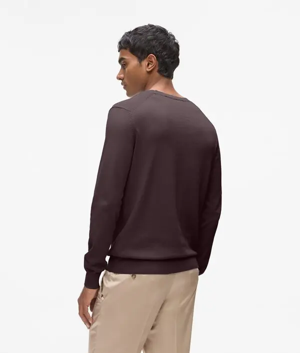 Karl Lagerfeld Kameo Crewneck Sweater - Black/brow