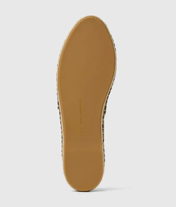 Karl Lagerfeld Kamini Signia Espadrilles - Black