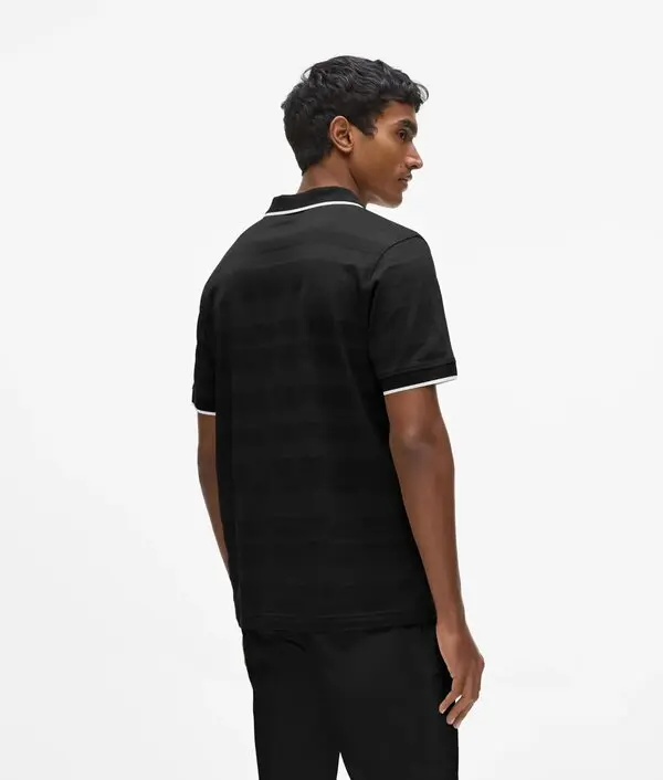 Karl Lagerfeld Striped Polo Shirt