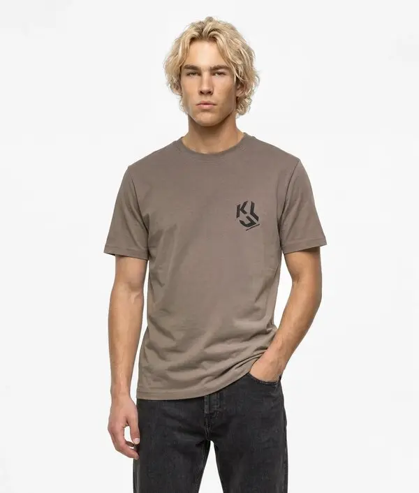 Karl Lagerfeld Monogram T-shirt - Iron