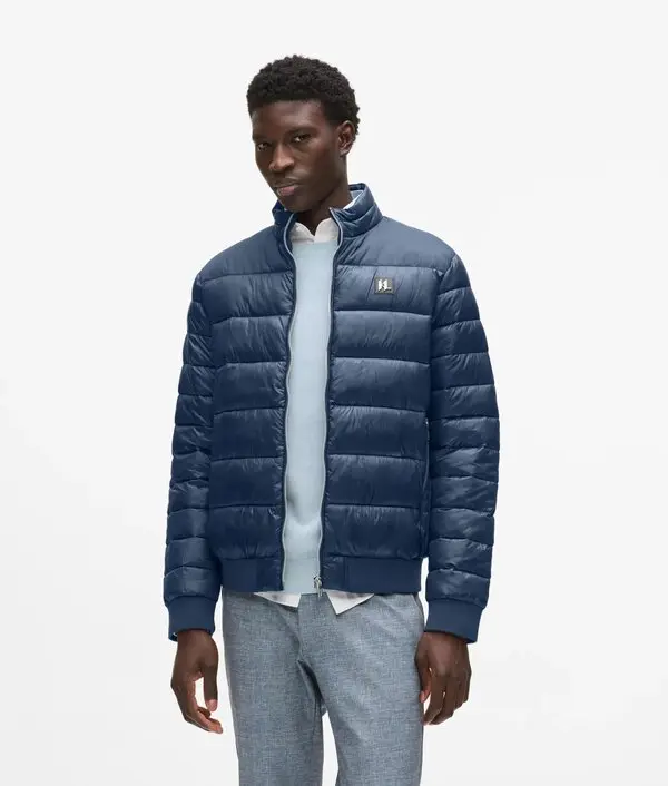 Karl Lagerfeld Lightweight Puffer Jacket - Night Blue