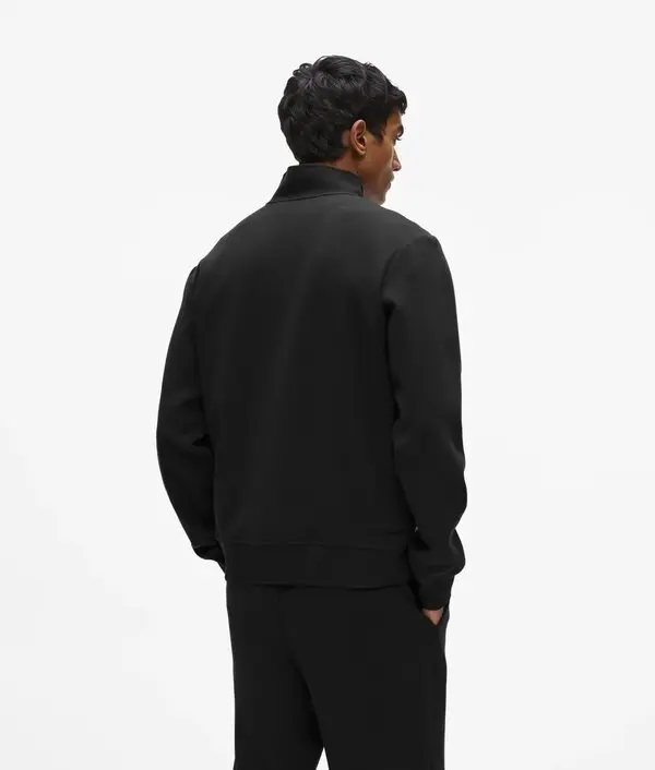 Karl Lagerfeld Quarter-zip Sweatshirt - Black