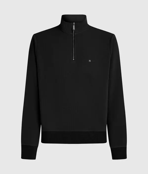 Karl Lagerfeld Quarter-zip Sweatshirt - Black