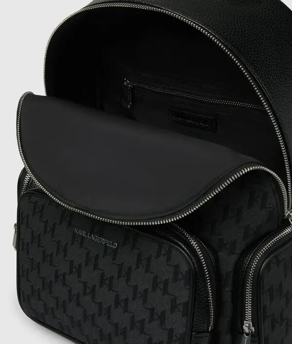 Karl Lagerfeld K/monogram Jacquard Backpack