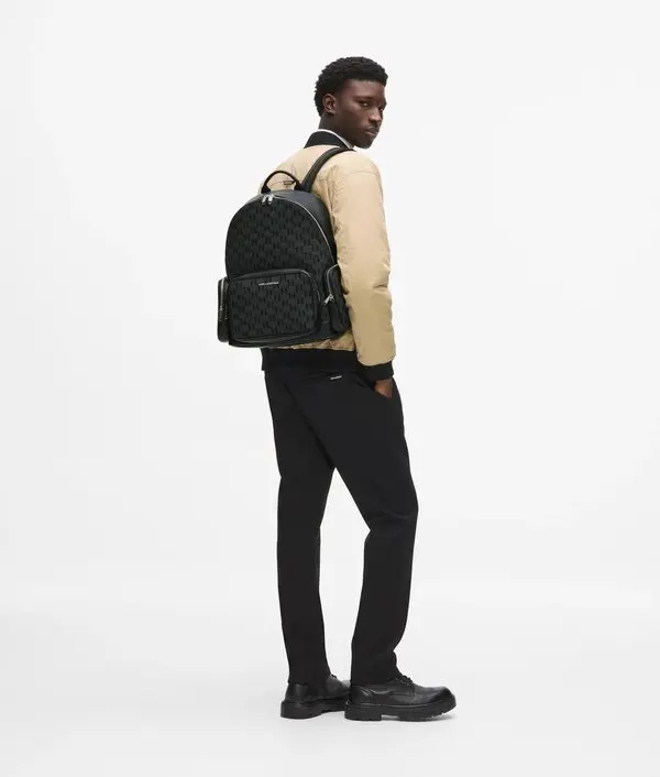Karl Lagerfeld K/monogram Jacquard Backpack