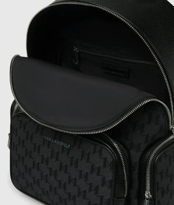 Karl Lagerfeld K/monogram Jacquard Backpack