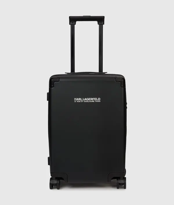 Karl Lagerfeld Rue St-guillaume Trolley Case - Black