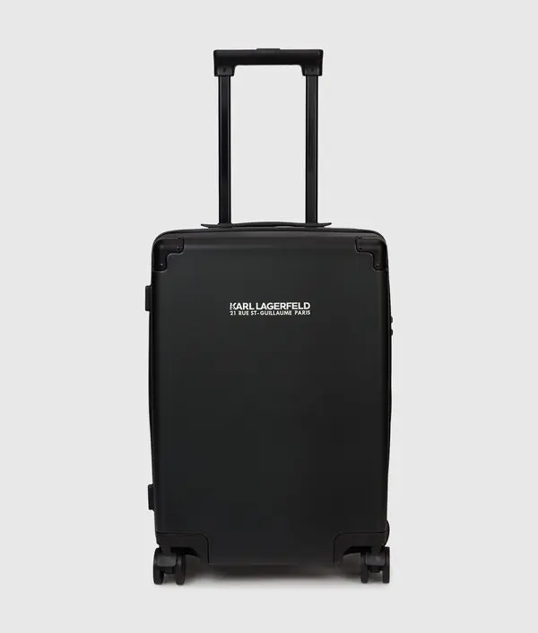 Karl Lagerfeld Rue St-guillaume Trolley Case - Black