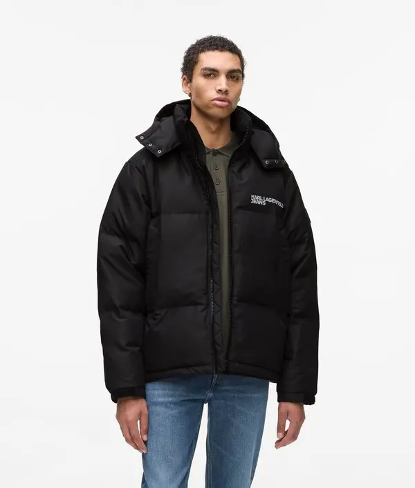 KL JEANS Jeans Padded Puffer Jacket - Black