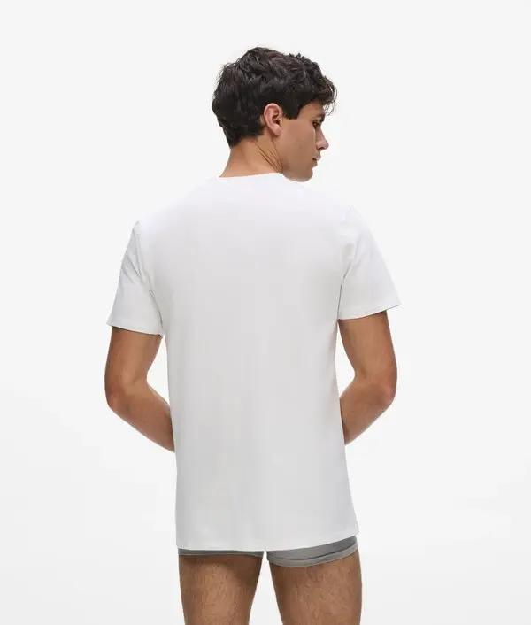 Karl Lagerfeld Logo T-shirt – 2-pack - White