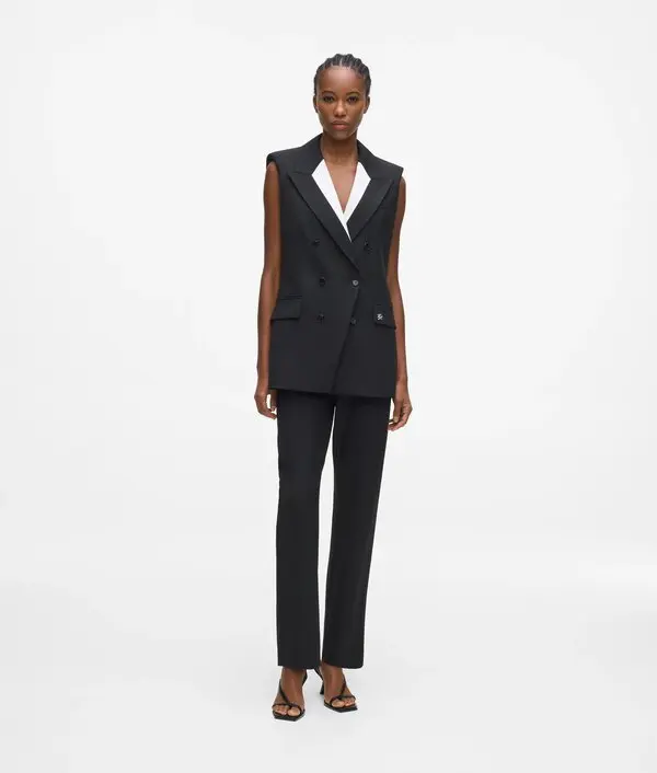 Karl Lagerfeld Tailored Slim Fit Pants - Black