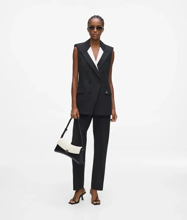 Karl Lagerfeld Tailored Slim Fit Pants - Black