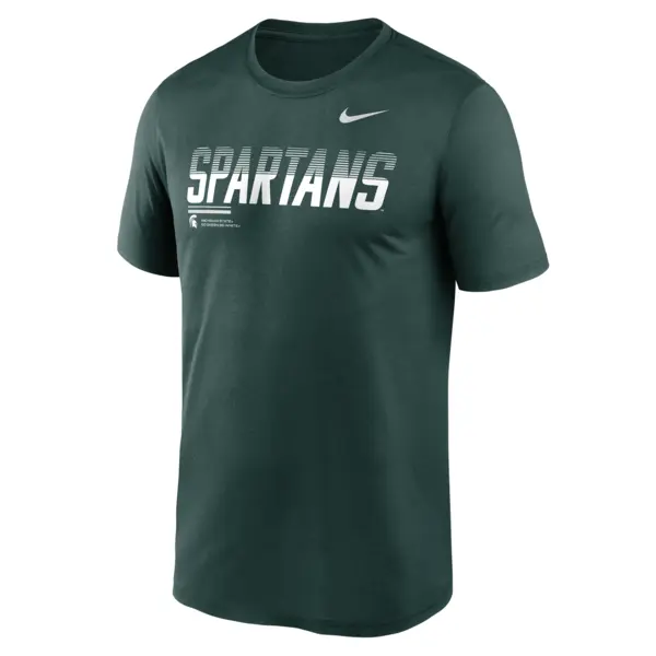 Nike Michigan State Sideline Legend Dri-fit College T-shirt - Green