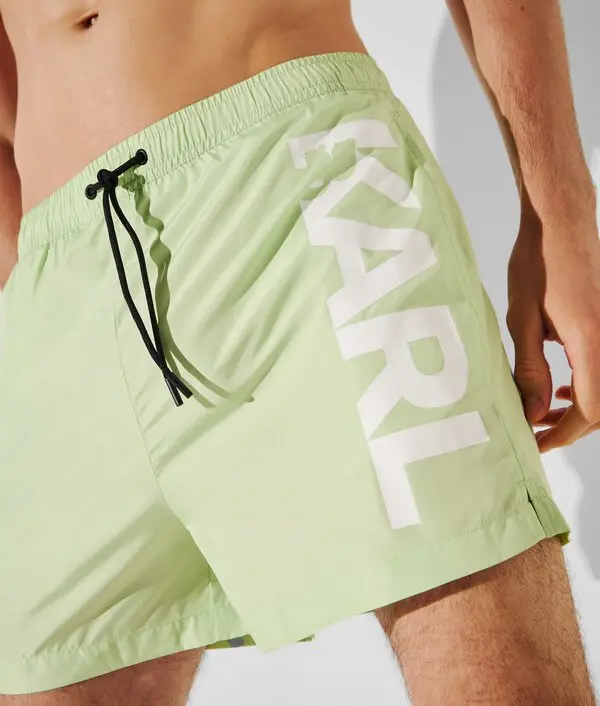Karl Lagerfeld Logo Boardshorts - Gleam