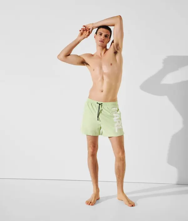 Karl Lagerfeld Logo Boardshorts - Gleam