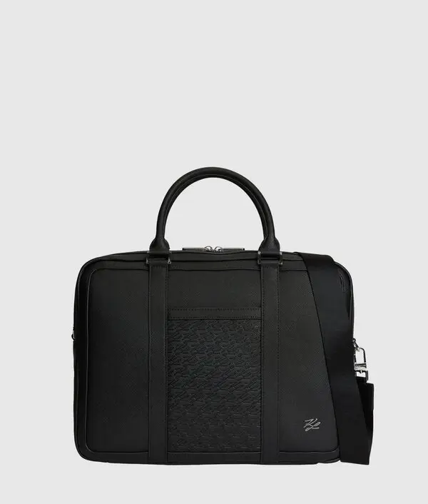 Karl Lagerfeld K/panel Briefcase - Black
