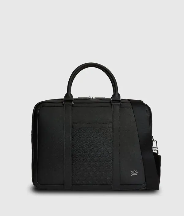 Karl Lagerfeld K/panel Briefcase - Black