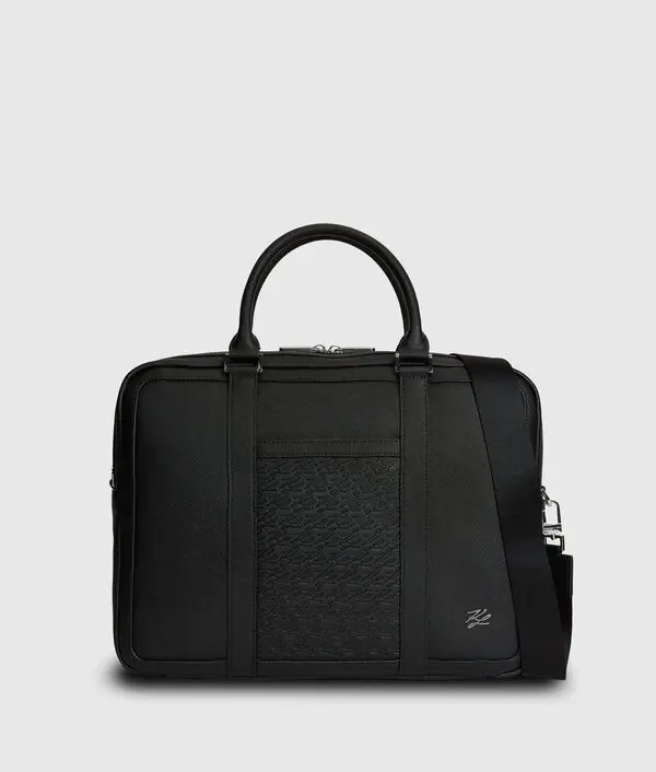 Karl Lagerfeld K/panel Briefcase - Black