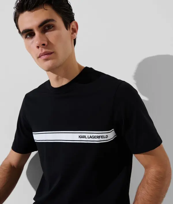 Karl Lagerfeld Logo Beach T-shirt - Black