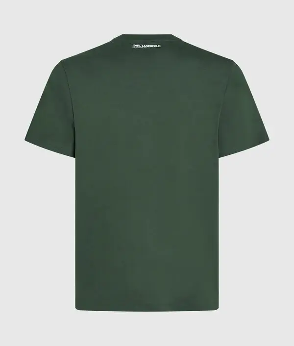 Karl Lagerfeld Logo Beach T-shirt - Deep Forest
