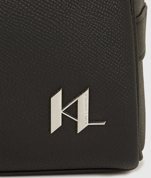 Karl Lagerfeld K/monogram Leather Wash Bag