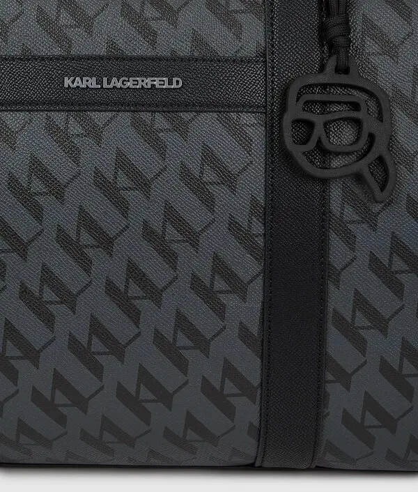 Karl Lagerfeld Ikon Monogram Weekender Bag