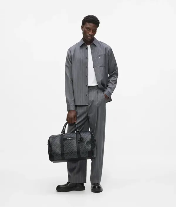 Karl Lagerfeld Ikon Monogram Weekender Bag