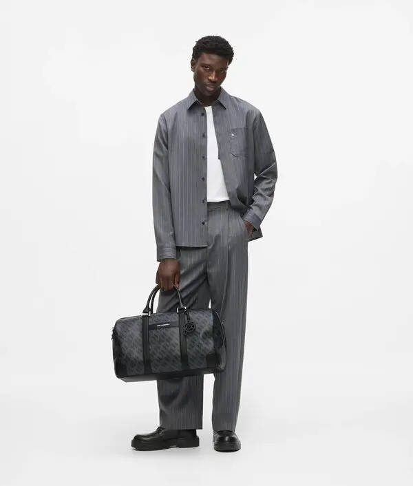 Karl Lagerfeld Ikon Monogram Weekender Bag